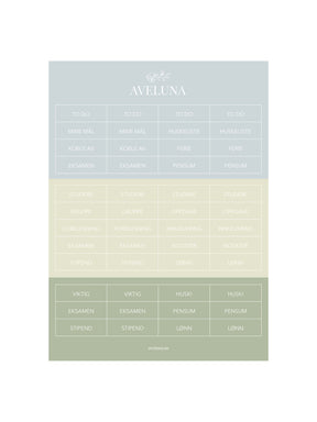 Klistremerker student - Aveluna