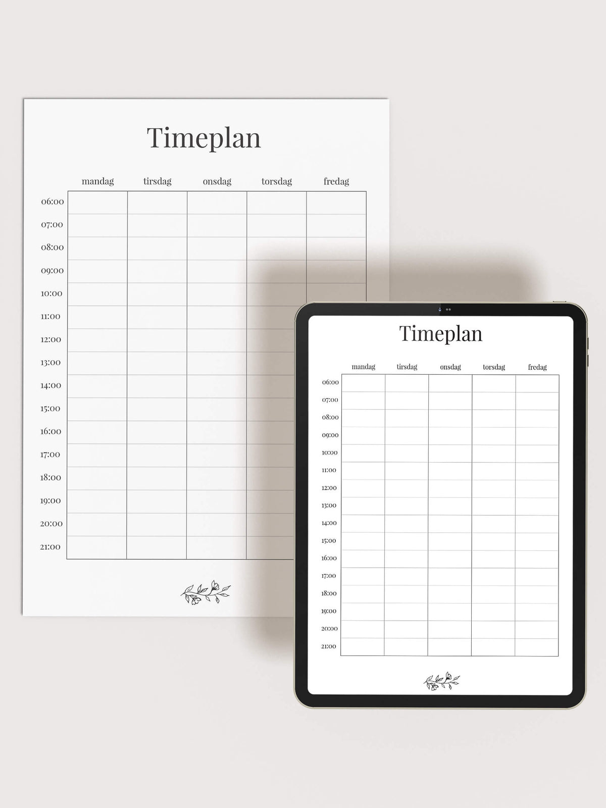 Timeplan - PDF - Aveluna
